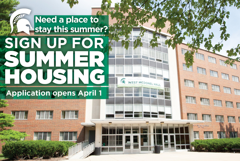 Summer 2024 Housing | Live On - Michigan State University